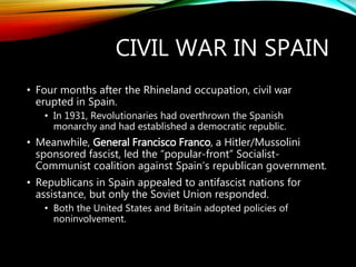 The Road to War, 1931 1941 (revised) | PPTX