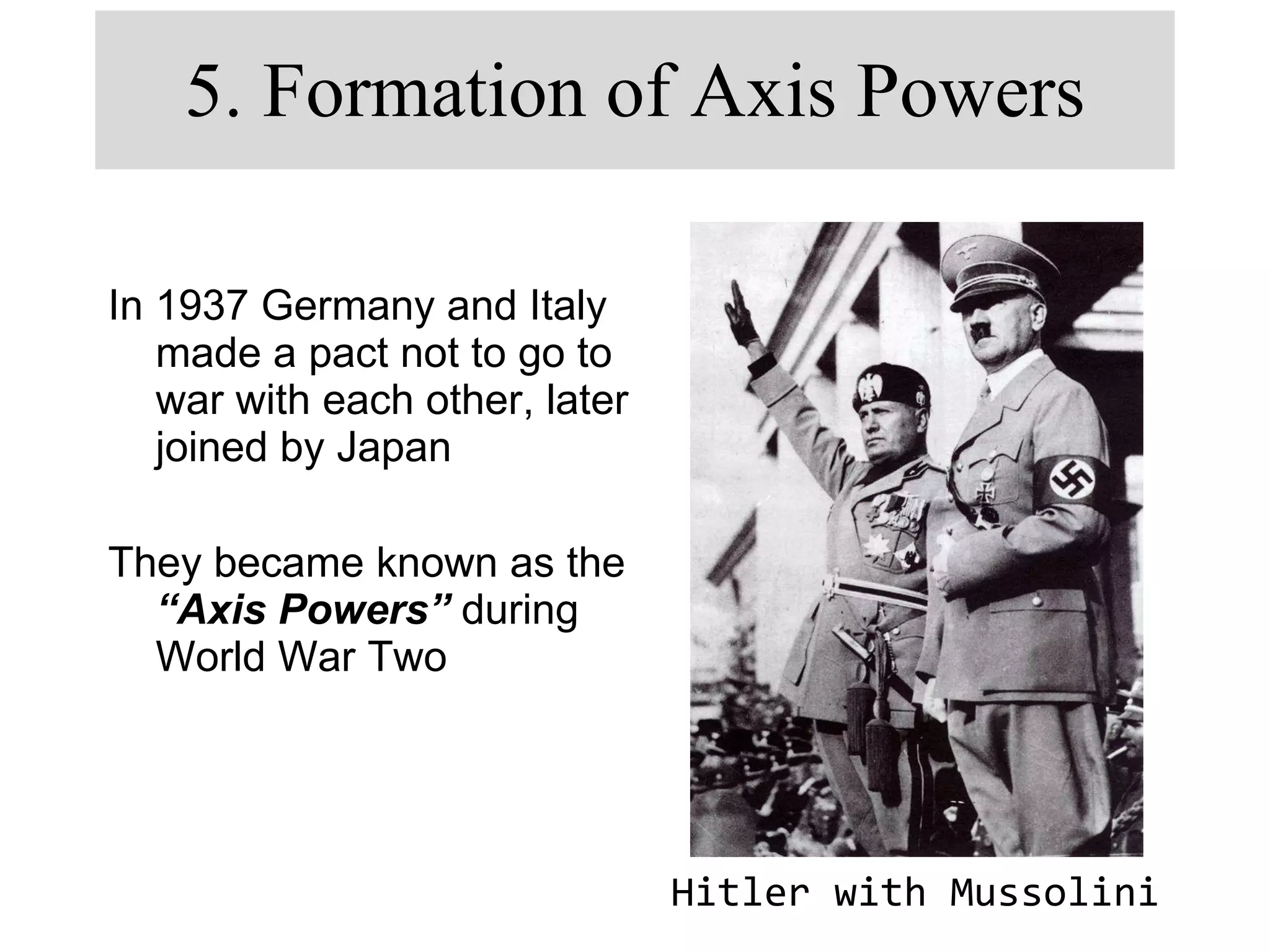 The road to war presentation | PPT