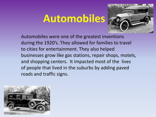 The roaring 20’s | PPTX