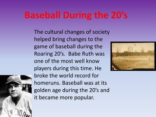 The roaring 20’s | PPTX