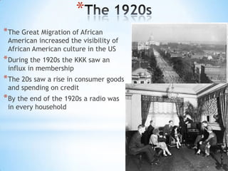 The Roaring 20s | PPTX