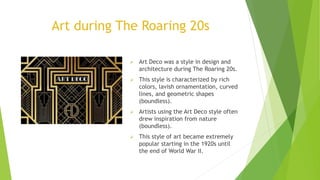 The roaring 20s | PPTX | Jazz | Music