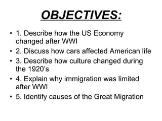 The Roaring Twenties | PPT