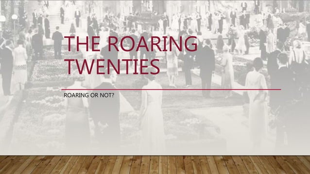 The Roaring Twenties | PPT