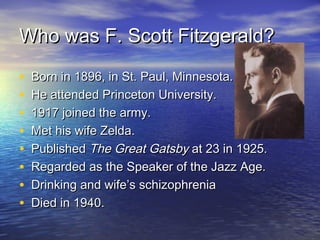 The Roaring Twenties and Gatsby Background Information | PPT