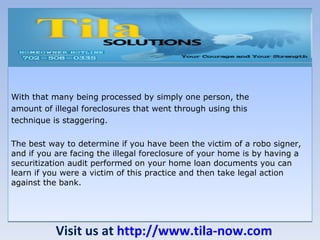 The robo signer epidemic | PPT