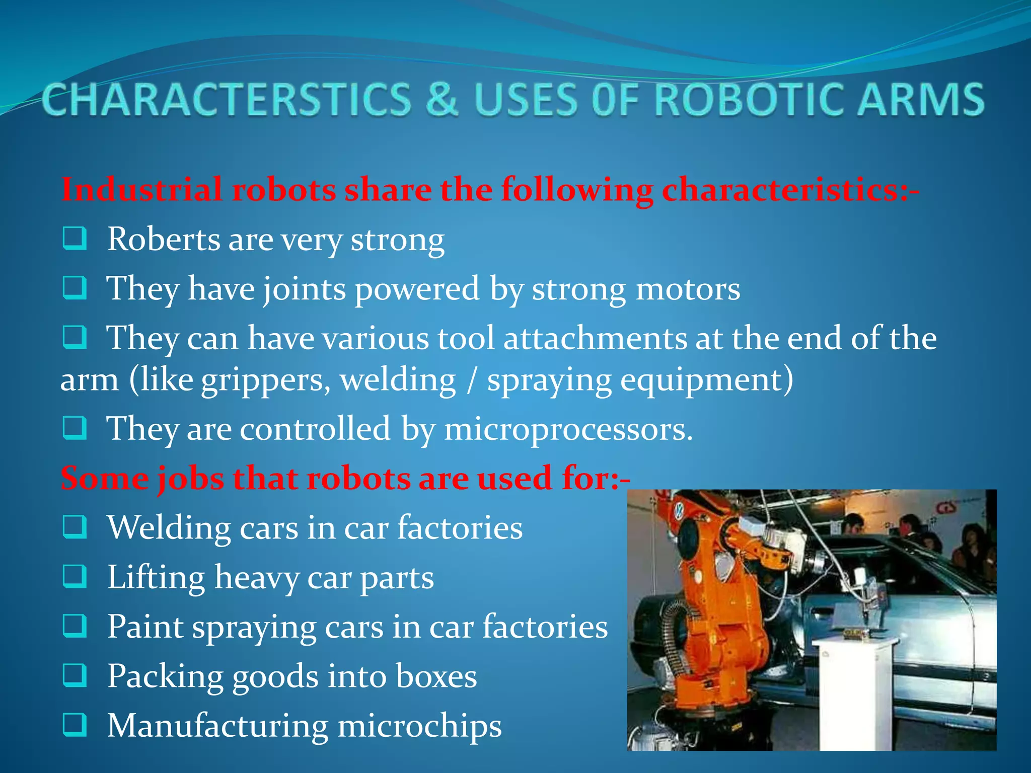 The robotic arm | PPTX