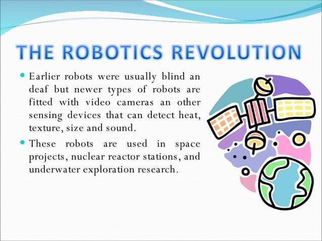 The Robotic Revolution | PPT | Robotics | Technology & Computing