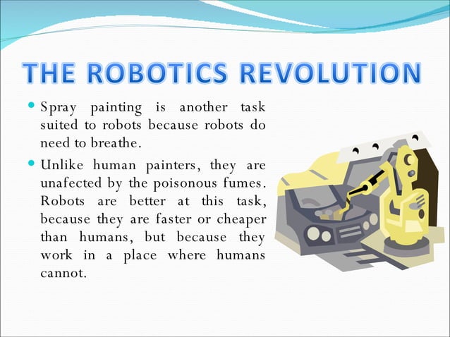 The Robotic Revolution | PPT | Robotics | Technology & Computing