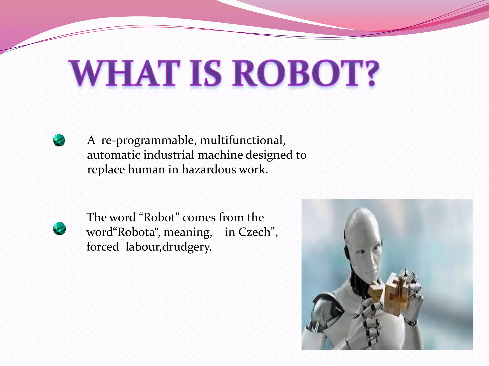 The robotics | PPT