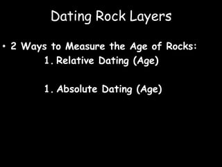 The rock and fossil record | PPTX