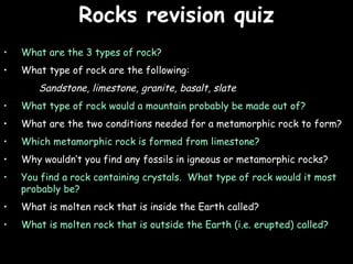 The rock cycle | PPT | Geology | Science