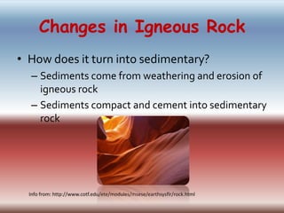 The Rock Cycle | PPTX