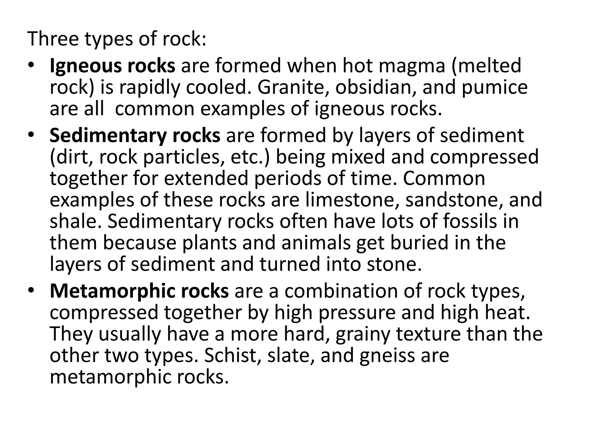 The rock cycle | PPTX