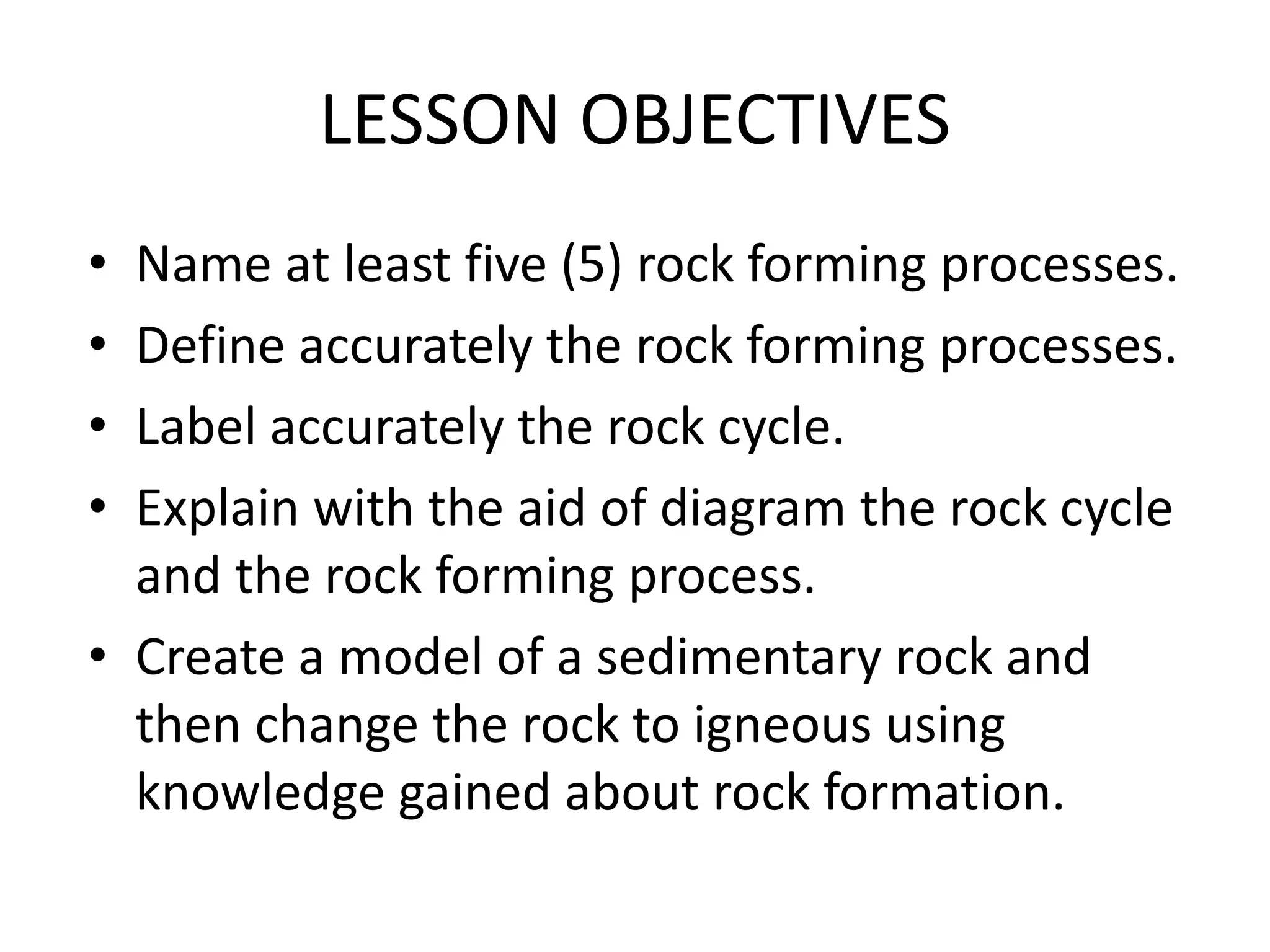 The rock cycle | PPTX