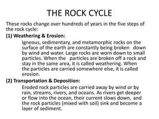 The rock cycle | PPTX