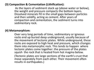 The rock cycle | PPTX
