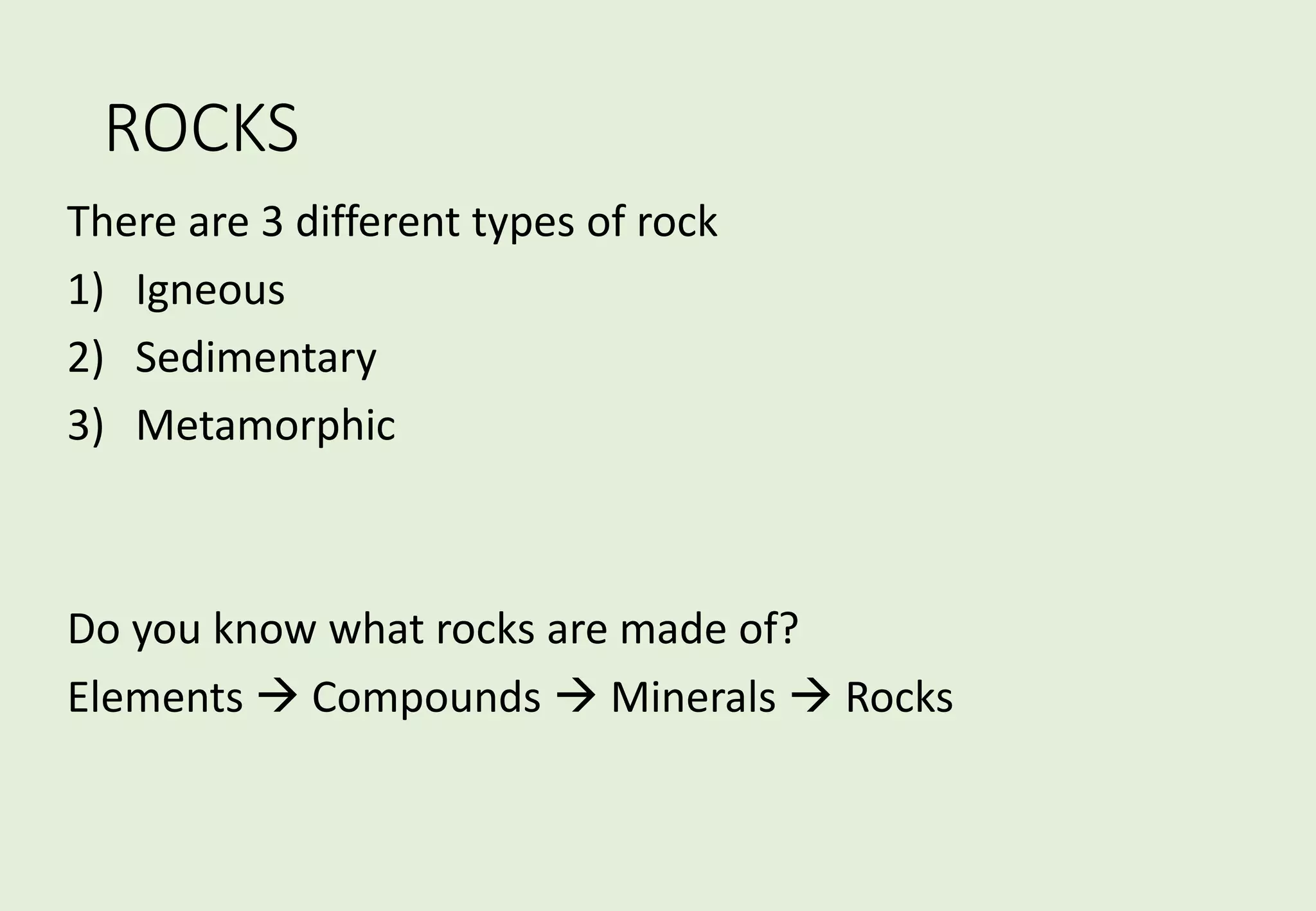 The rock cycle and carbon cycle | PPTX