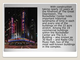 The Rockefeller Center | PPTX