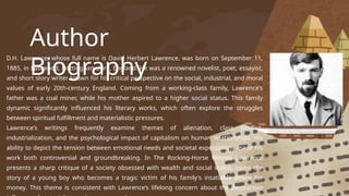 THE ROCKING HORSE THE WINNER By DH LAWREN .pptx