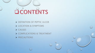Peptic Ulcer | PPT