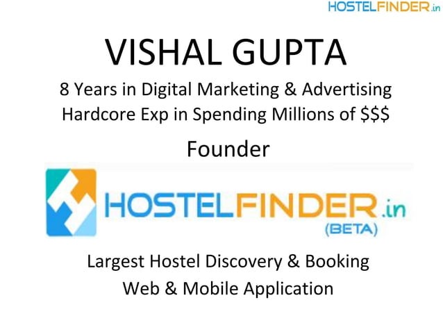 Hostel Finder - 10X10X10 TheRodinhood Show & Tell Presentation | PDF