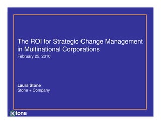 The Roi For Strategic Change Management Ceridian | PDF | Business ...