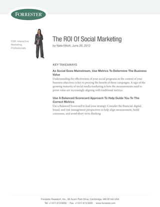 The roi of_social_marketing | PDF