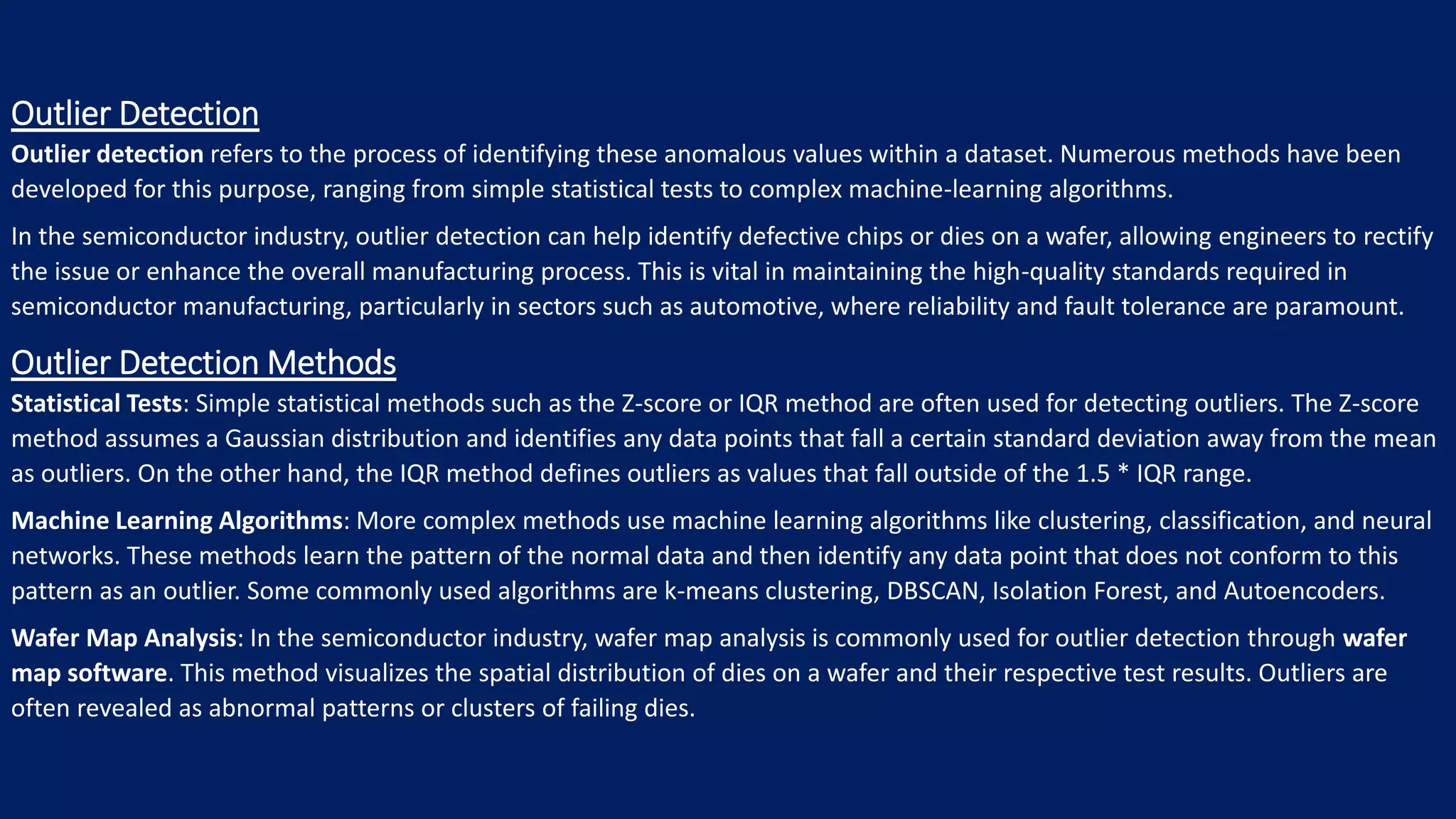 The Role and Detection of Outliers in Semiconductor Quality Control ...