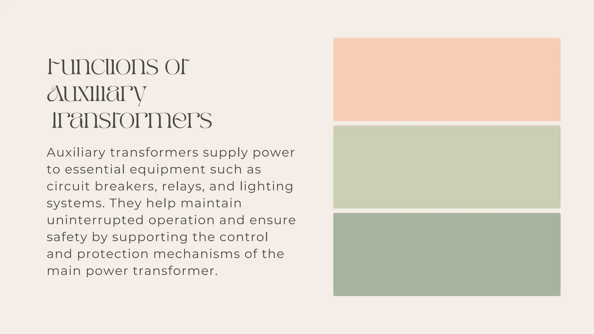 The Role and Function of Auxiliary Transformers in Electrical Systems | PPT