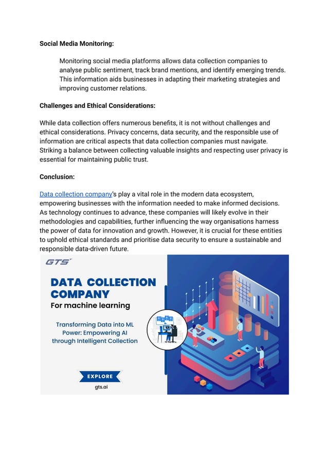 The Role and Impact of Data Collection Companies in Today's Digital ...