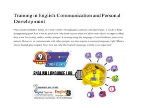 The Role and Importance of the English Language in India.pdf