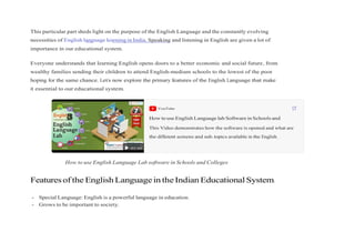 The Role and Importance of the English Language in India.pdf