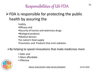 The role and remit of regulatory authorities and FDA | PPTX