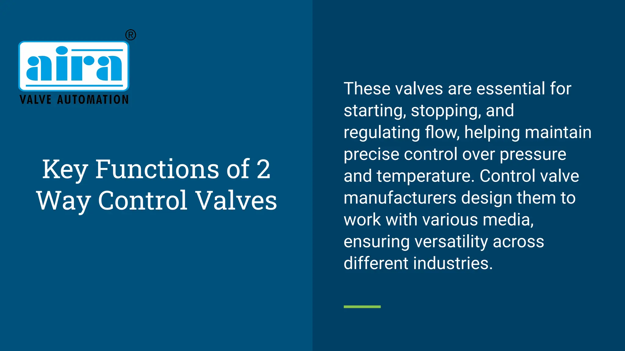 The Role of 2 Way Control Valves in Industrial Automation: A ...