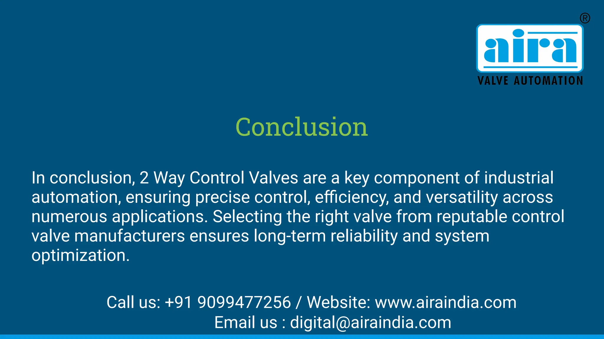 The Role of 2 Way Control Valves in Industrial Automation: A ...