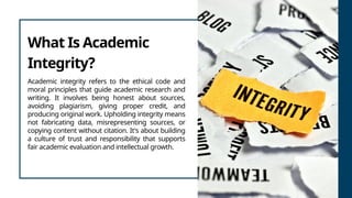 Why Academic Integrity Matters in Thesis Writing | PPTX