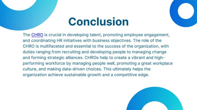 The Role of a CHRO.pptx | Human Resources | Business