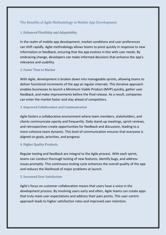 The Role of Agile Methodology in Mobile App Development.pdf