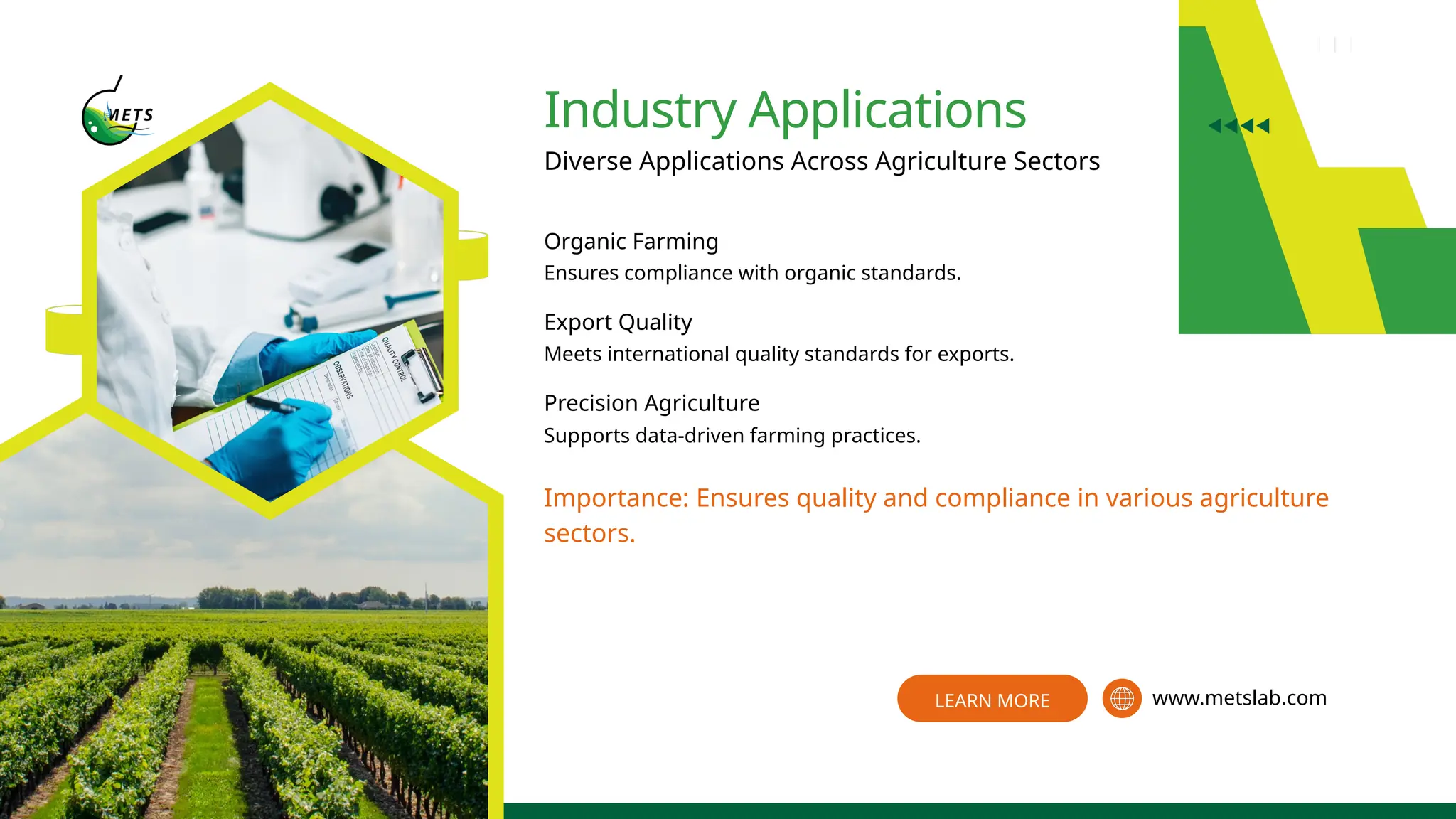 The Role of Agriculture Testing lab.pptx