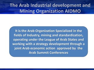 The role of aidmo in supporting shamci program | PPT