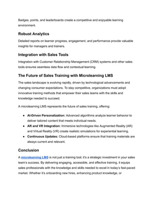 The Role of AI in Enhancing Microlearning LMS for Sales Teams _ MaxLearn.pdf