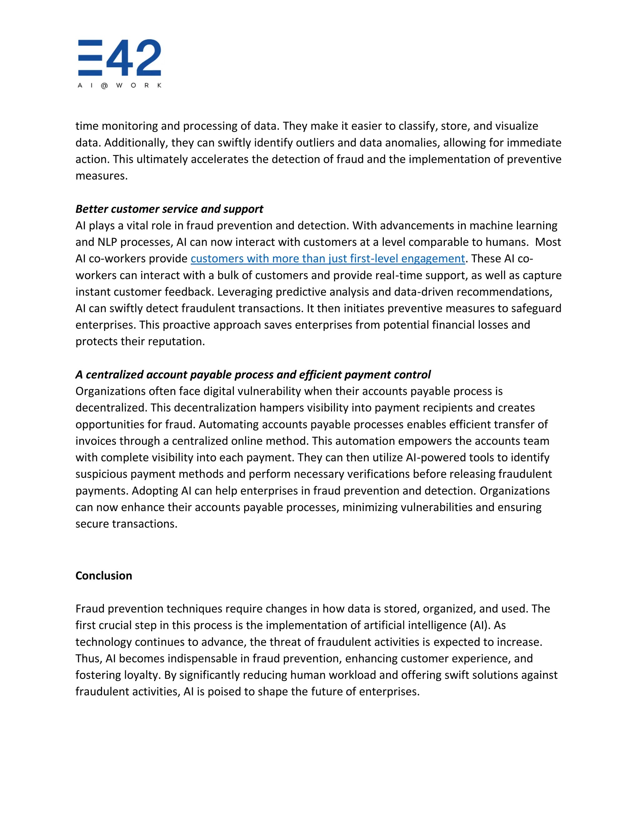 The Role Of Ai In Fraud Prevention And Detection Enhancing Compliance