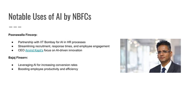 The Role of AI in Transforming NBFCs | PDF