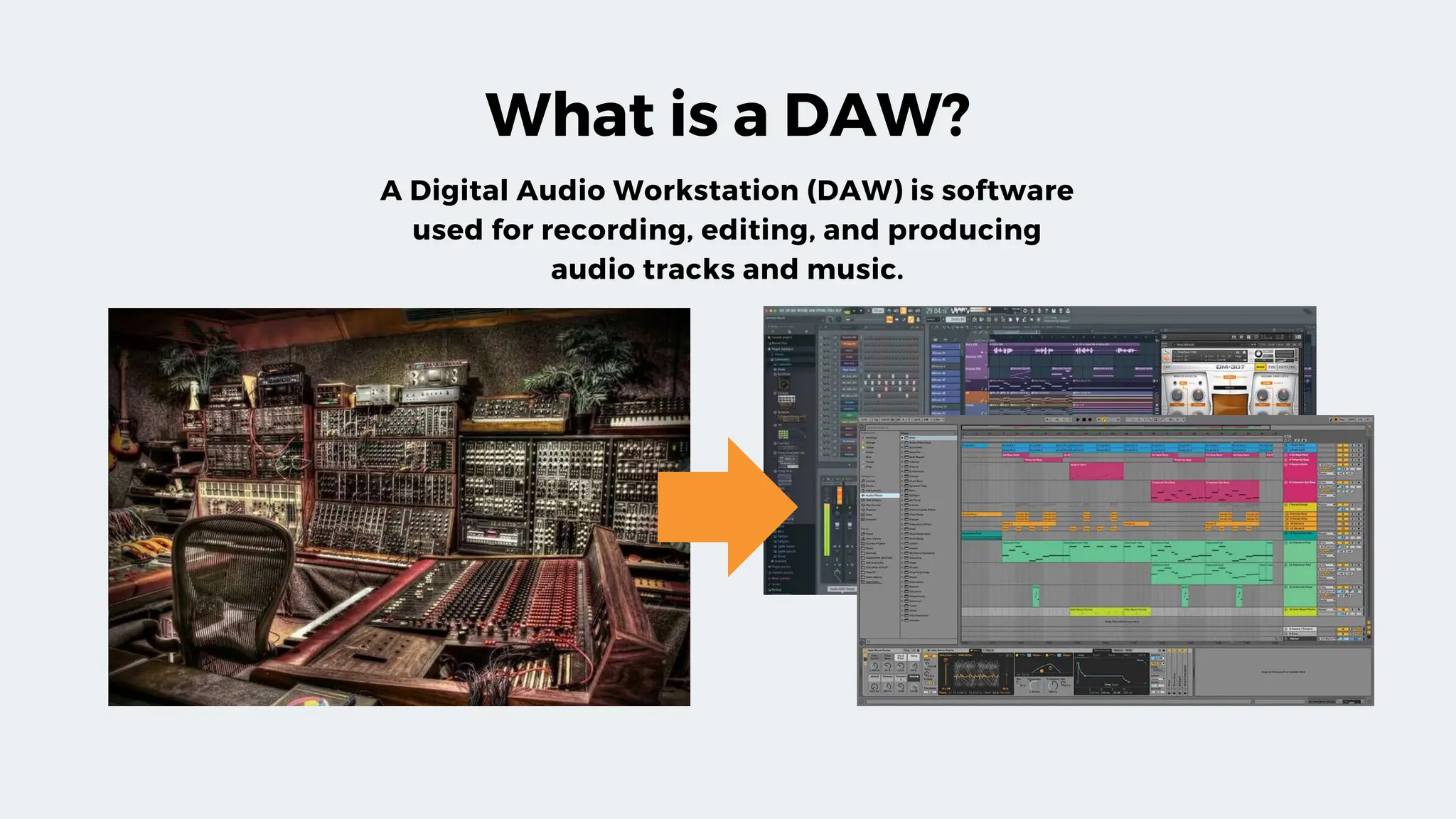 The role of algorithms and software in music production..pptx | Digital Audio | Computer ...