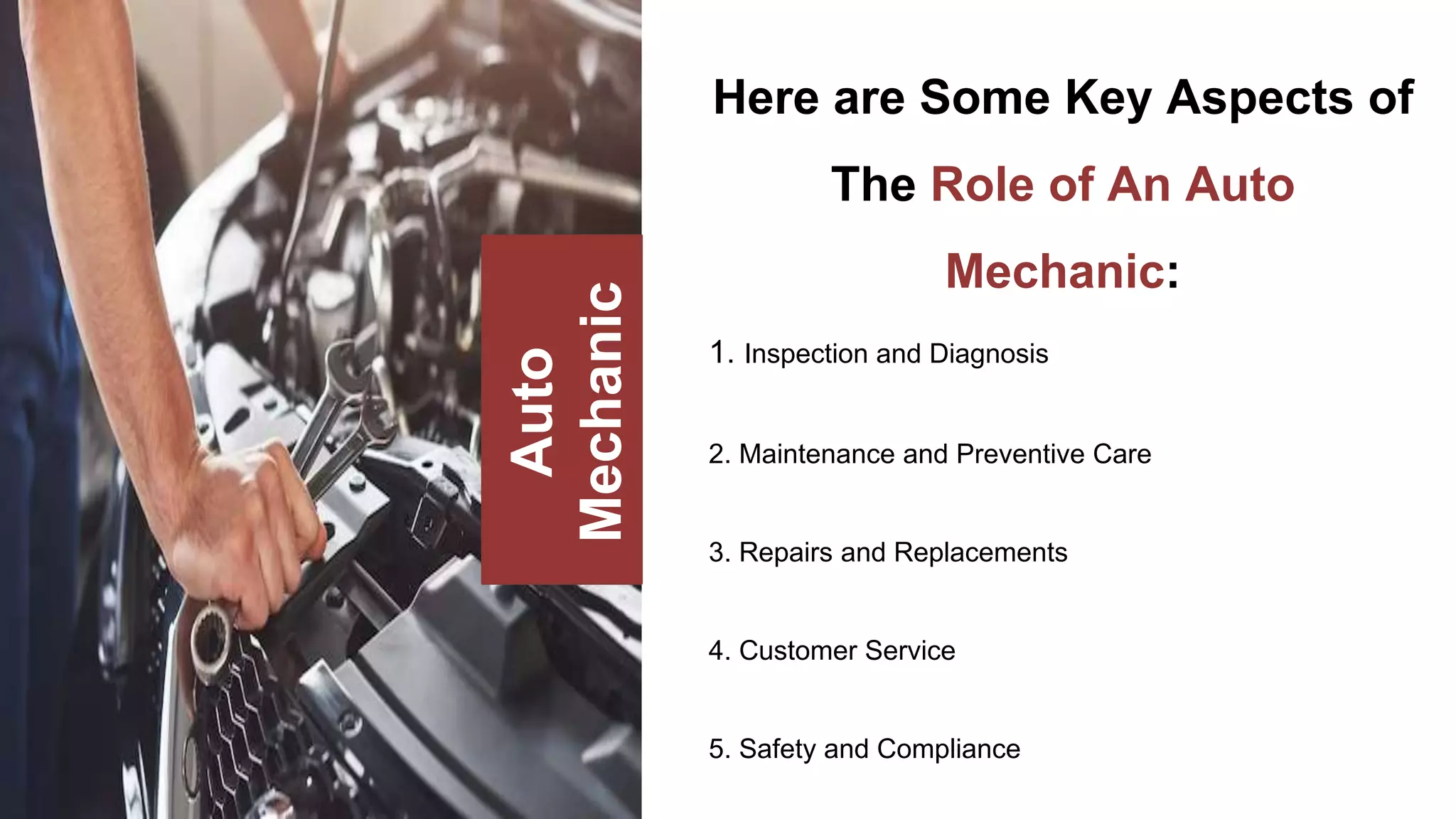 The Role of An Auto Mechanic - Winter's Auto Service | PPTX