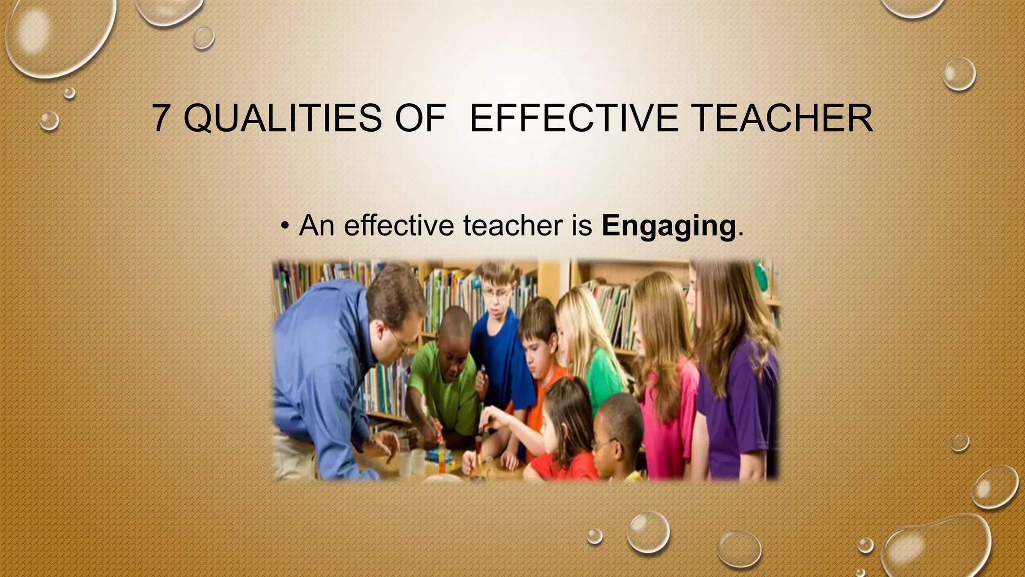 The role of an effective teacher | PPTX