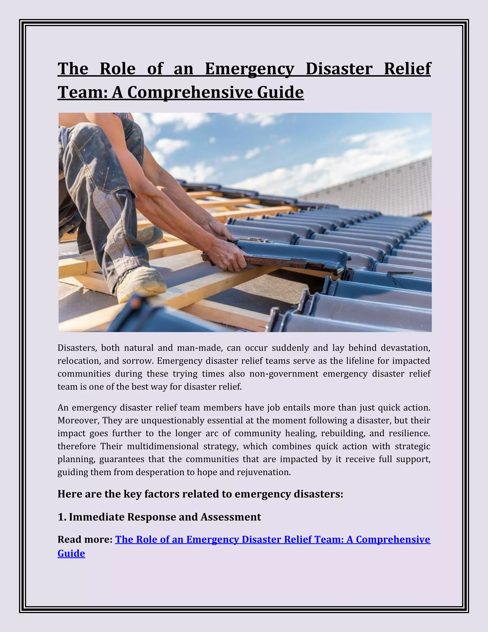 The Role of an Emergency Disaster Relief Team A Comprehensive Guide.pdf
