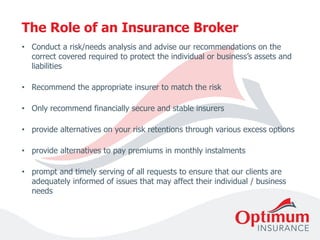 The role of an insurance broker | PDF