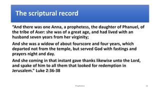 The role of a prophetess – | PPTX